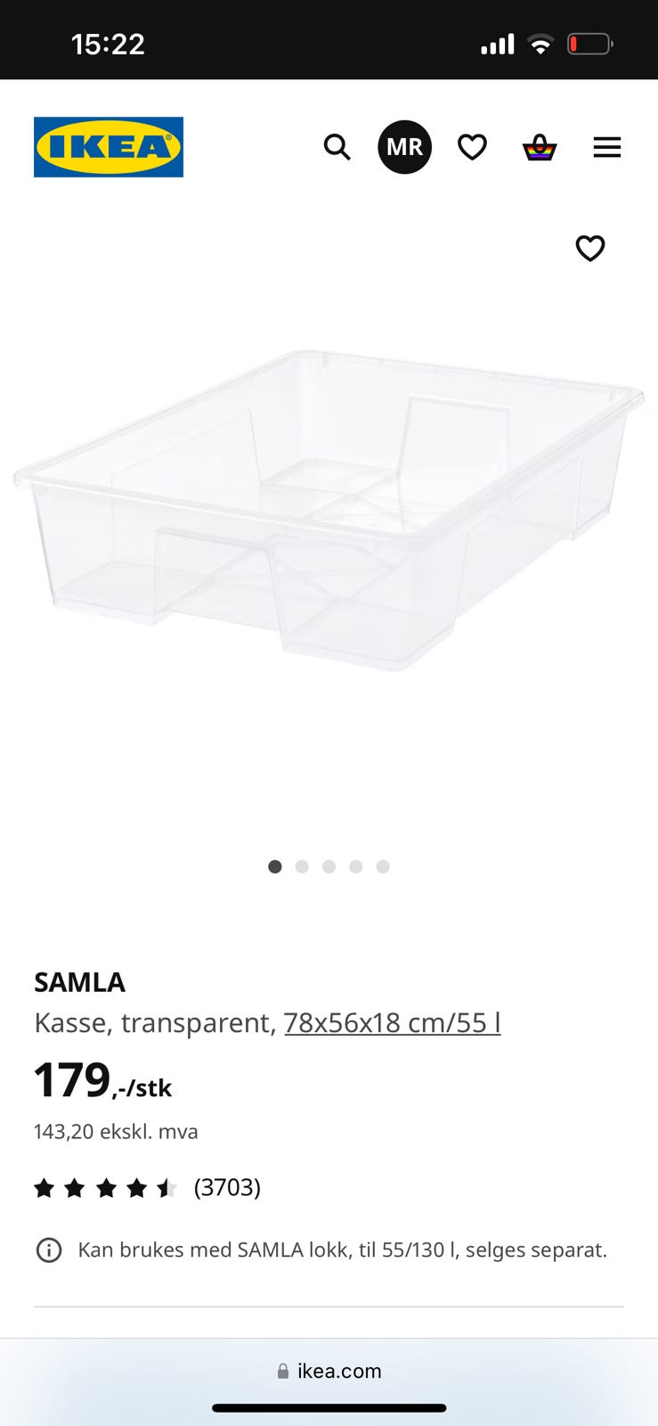 Samla kasse fra IKEA | FINN-torget