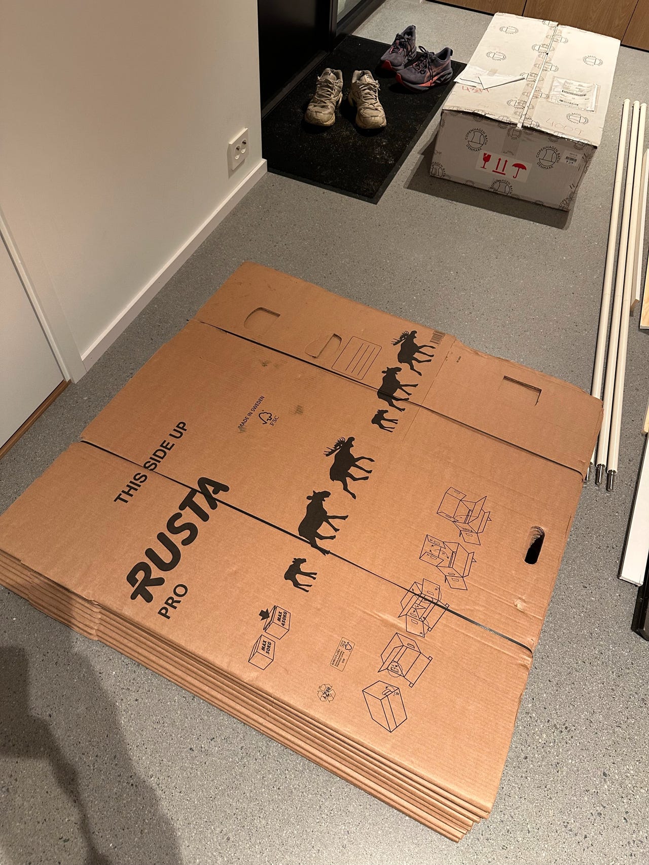 10 x Rusta Pro pappesker / flytteesker | FINN-torget