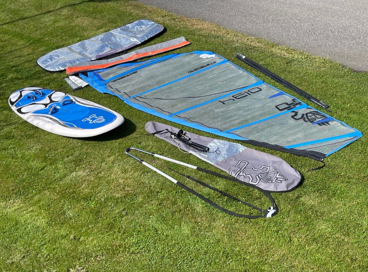 Starboard GO 170 liter med 7,5m2 rigg! | FINN-torget