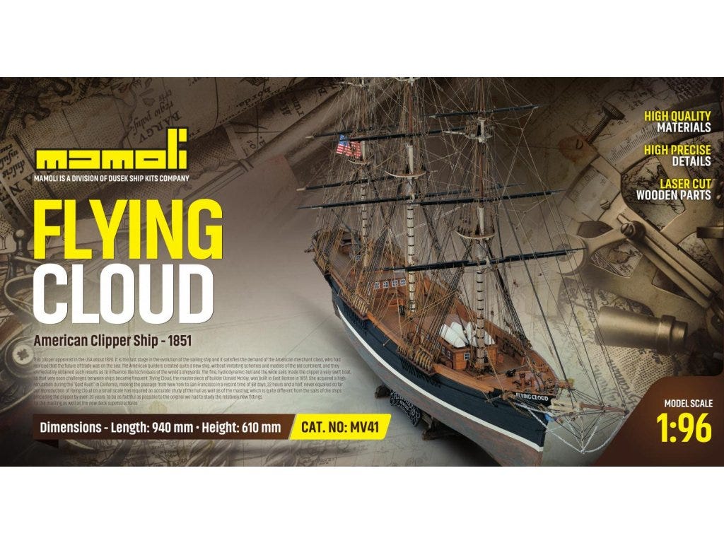 Mamoli - Flying Cloud - 1:96 | FINN-torget