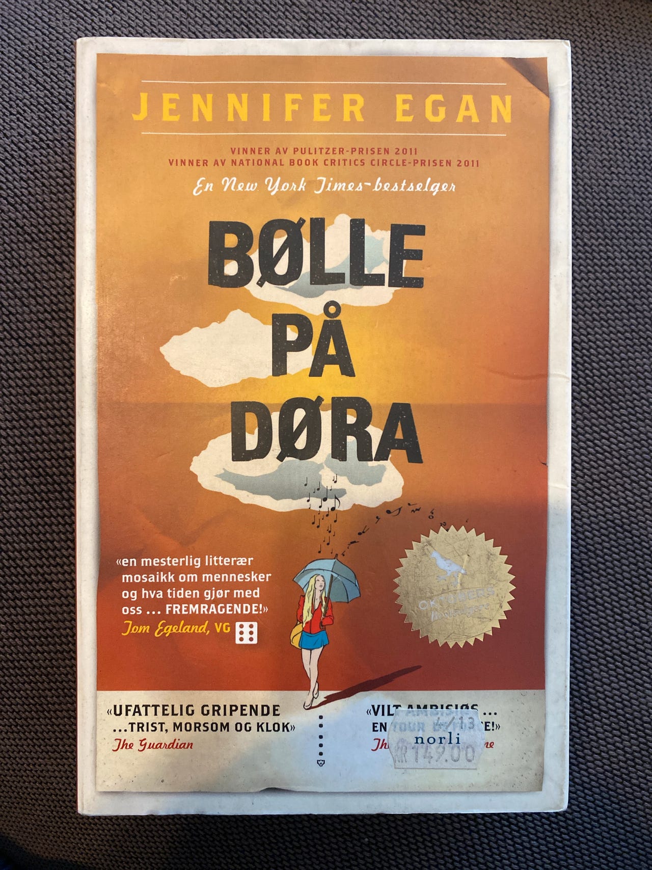 BØLLE PÅ DØRA - Jennifer Egan | FINN-torget