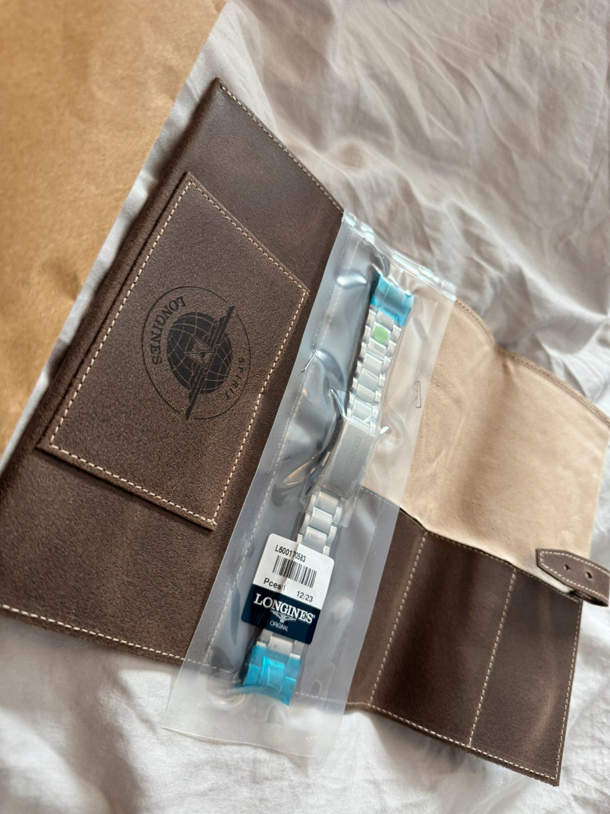 Fabrikkforseglet & ny ekslusiv Longines Spirit titanium lenke | FINN-torget