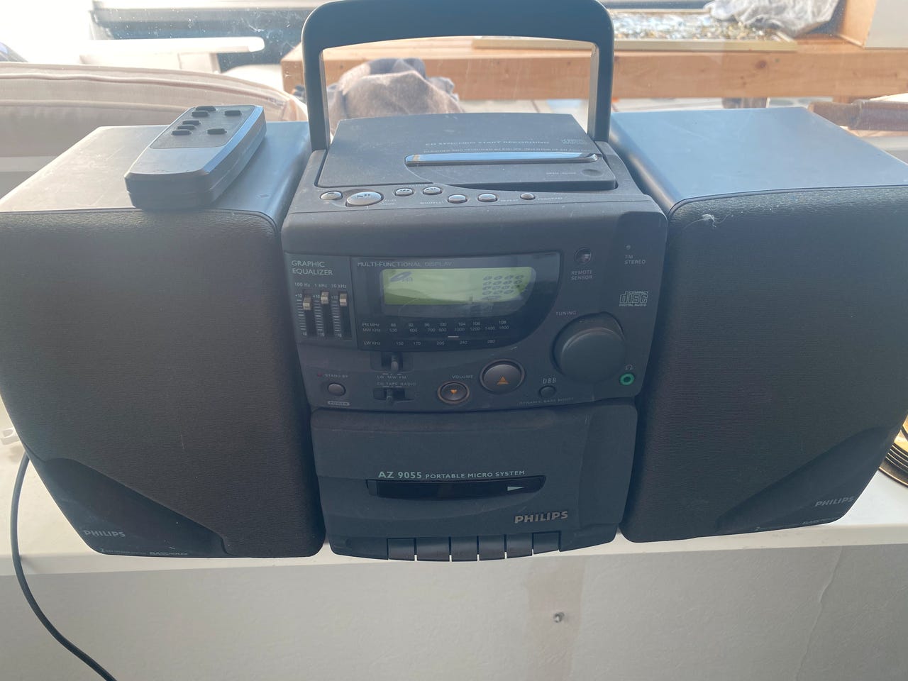 Philips AZ 9055 Cd, radio og kassettspiller | FINN-torget