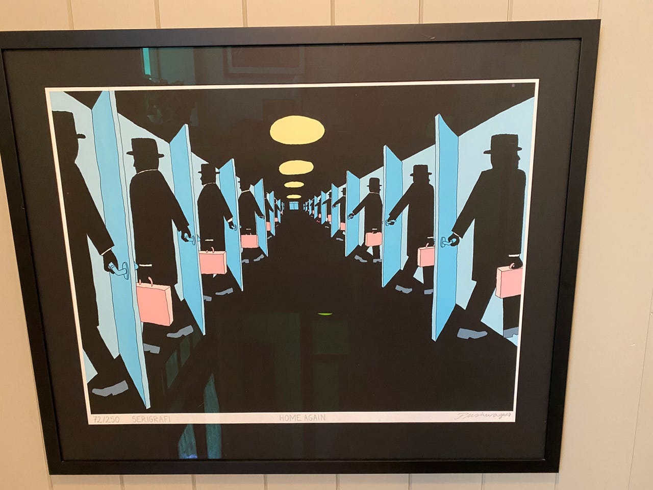 Pushwagner serigrafi Home Again | FINN-torget