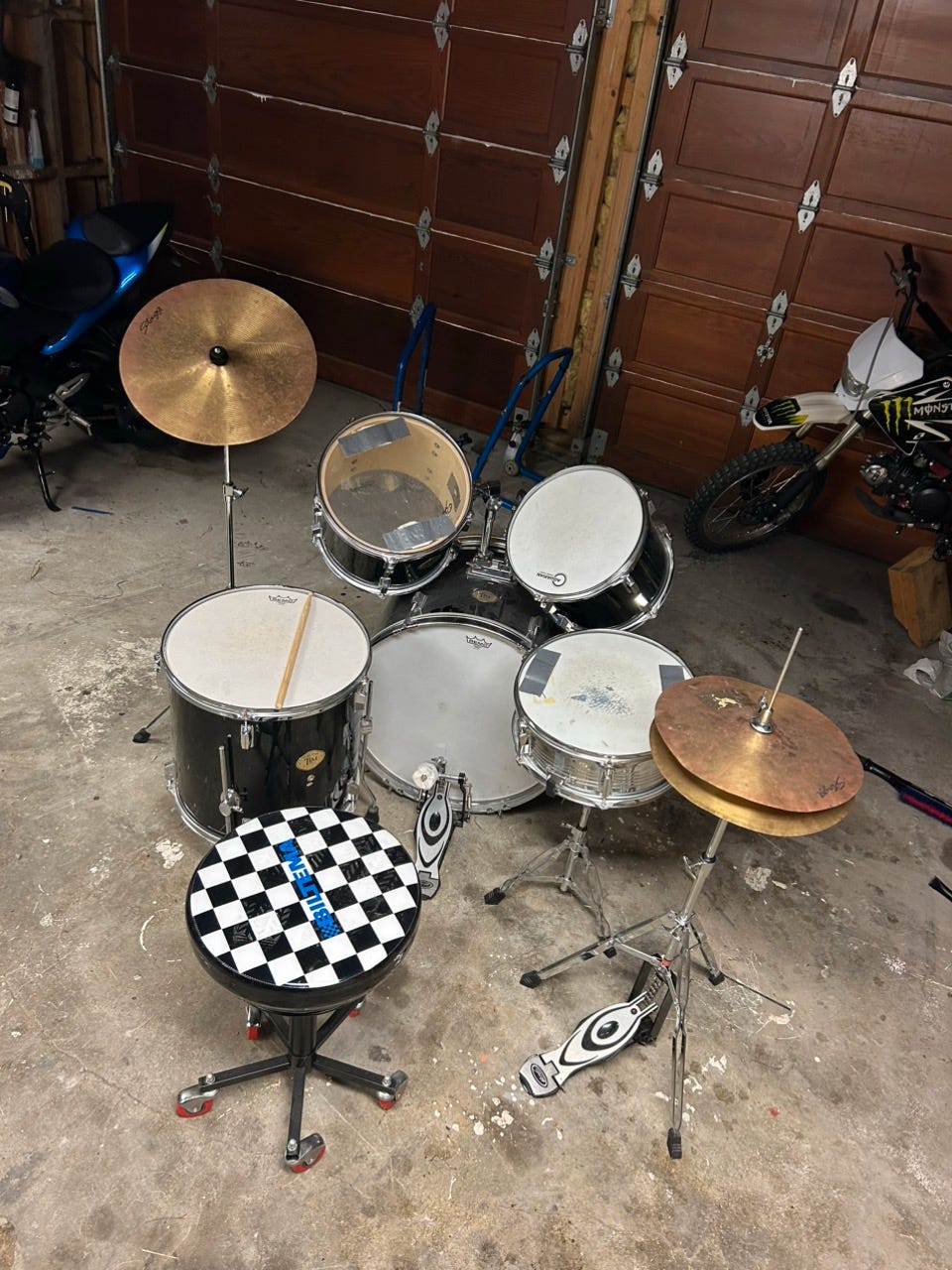 Trommesett av merket stagg drums Tim | FINN-torget