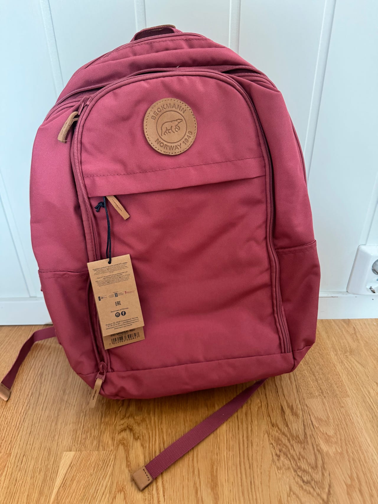 Beckmann Sekk 30L Urban Mineral red | FINN-torget