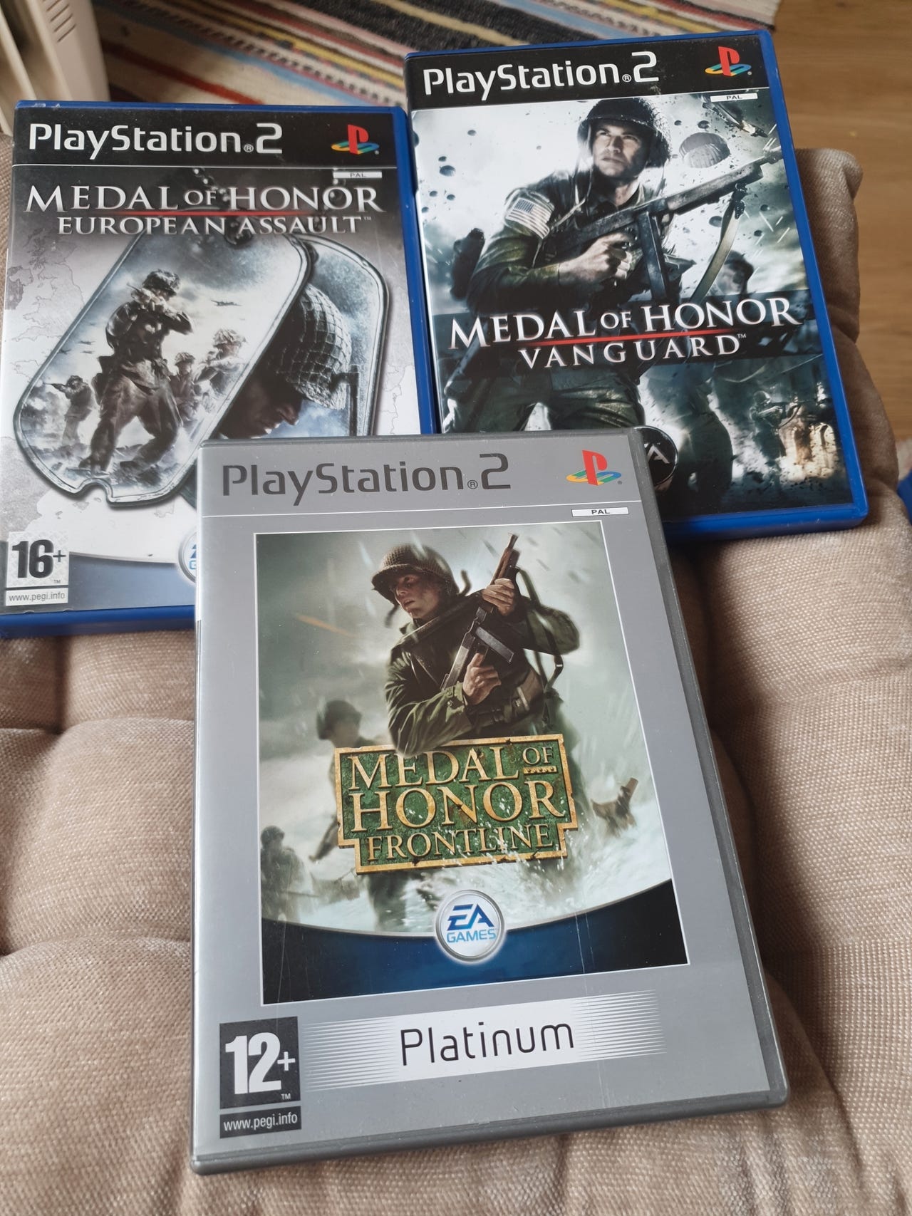 Medal of honor. European assault, vanguard og Frontline. | FINN-torget