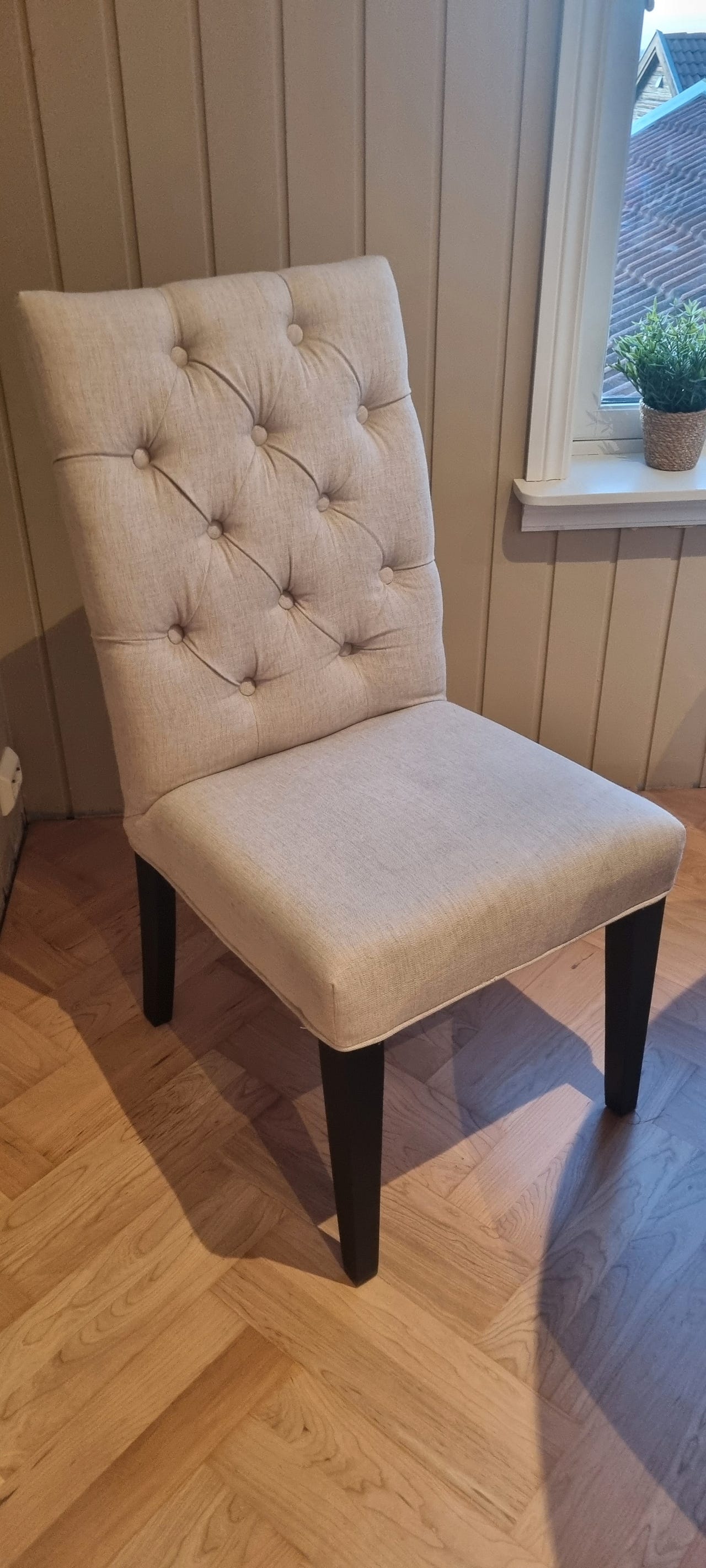 6 stk spisestoler beige | FINN-torget