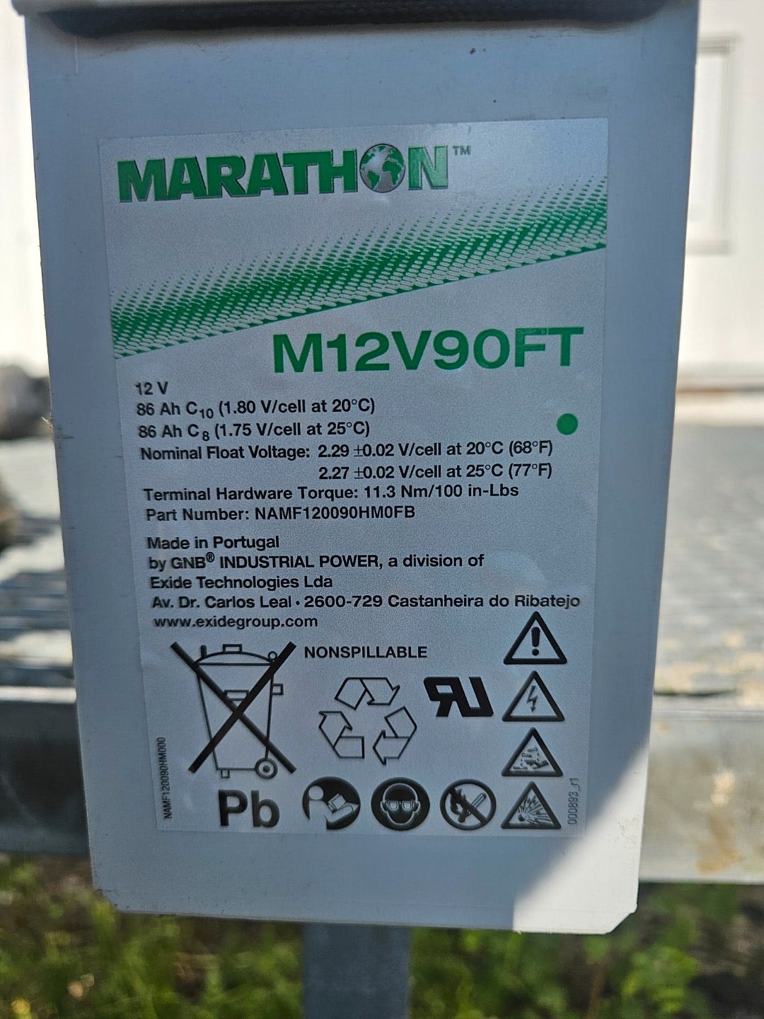 🔋 AGM batteri 12V 86Ah – Perfekt til båt, hytte, solcelle eller bobil ...