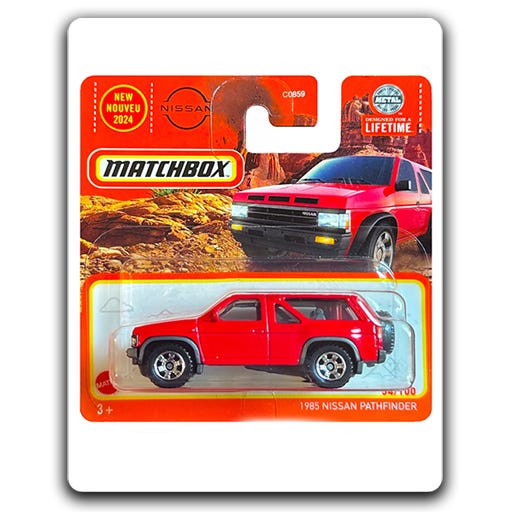 Matchbox 1985 Nissan Pathfinder (MBX Adventure 2024), HVN45 | FINN-torget