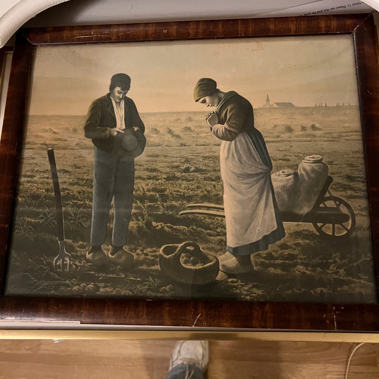 Bilde "The Angelus" (L'Angélus) av den franske maleren Jean-François ...