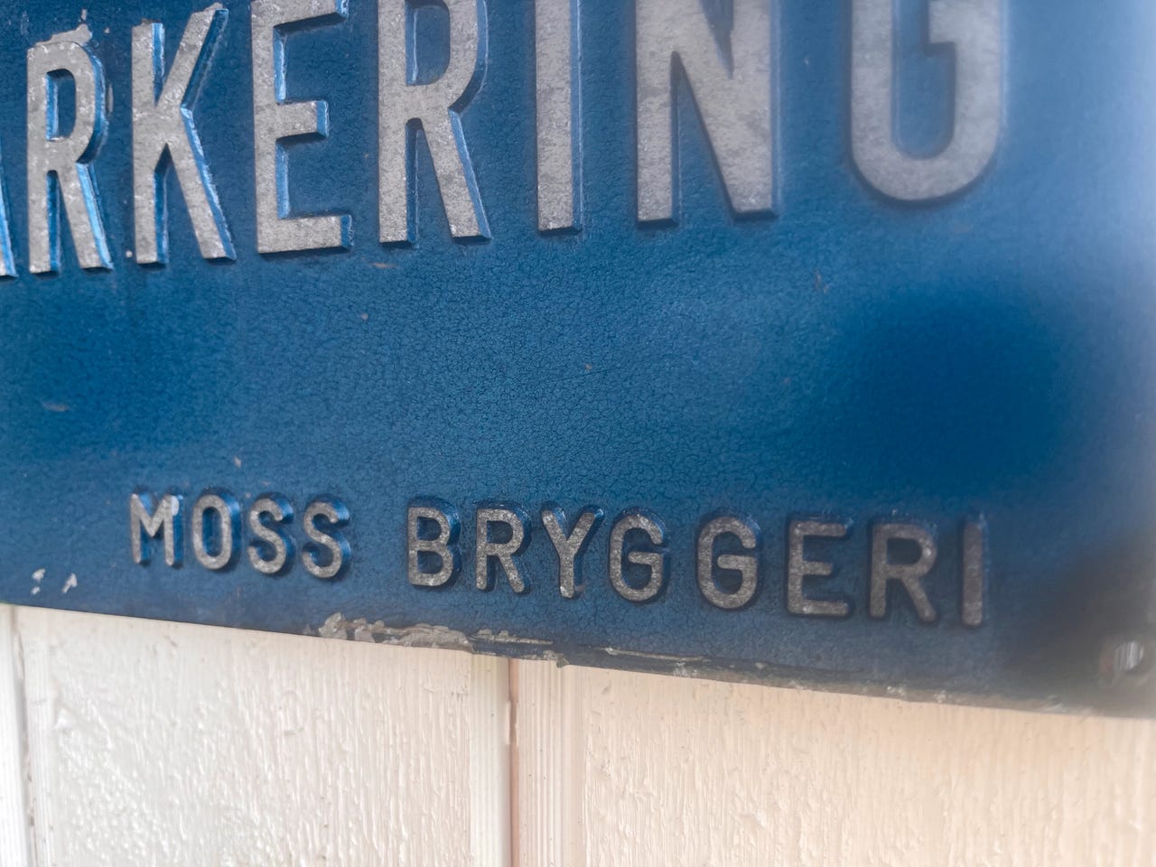 Moss Bryggeri skilt | FINN-torget