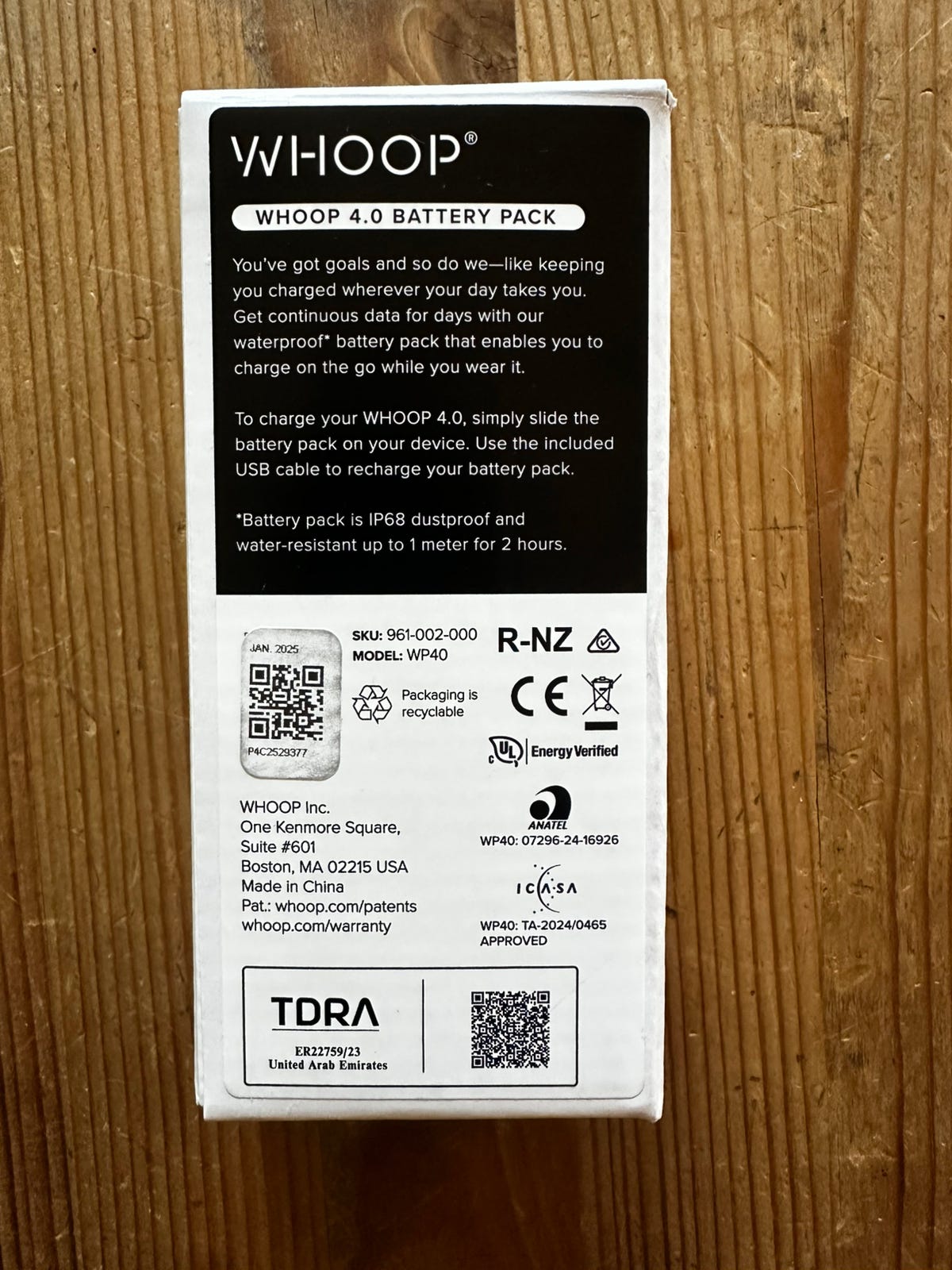 WHOOP battery pack/batteripakke | FINN-torget