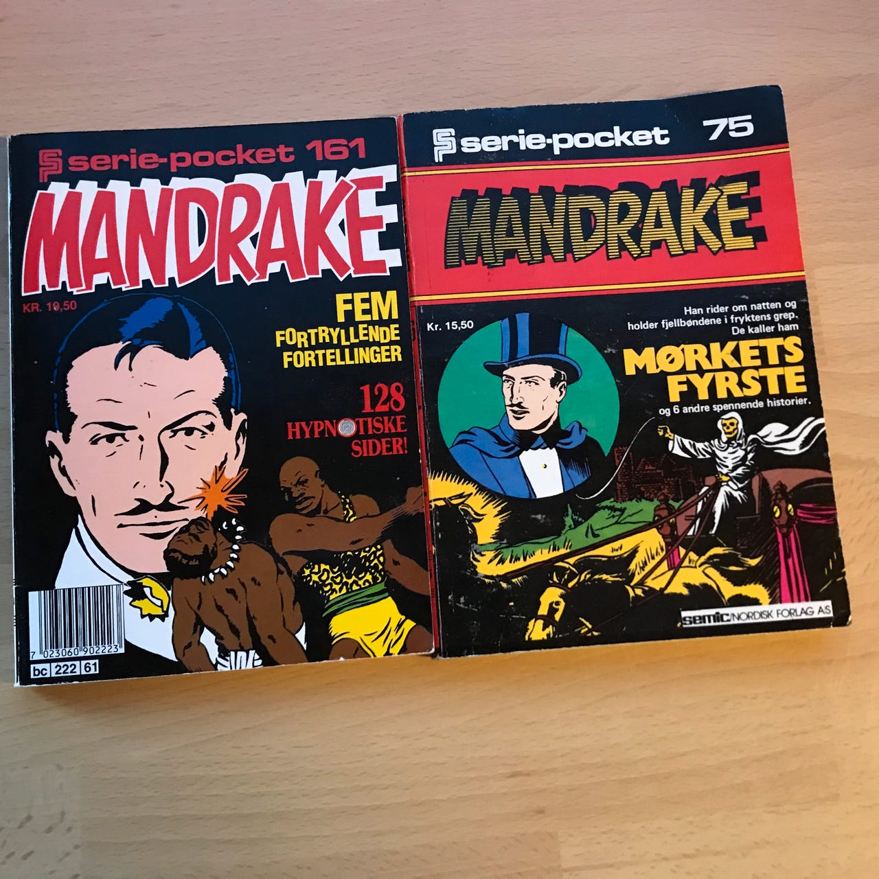 Mandrake Serie-pocket Tegneseriehefter | FINN-torget