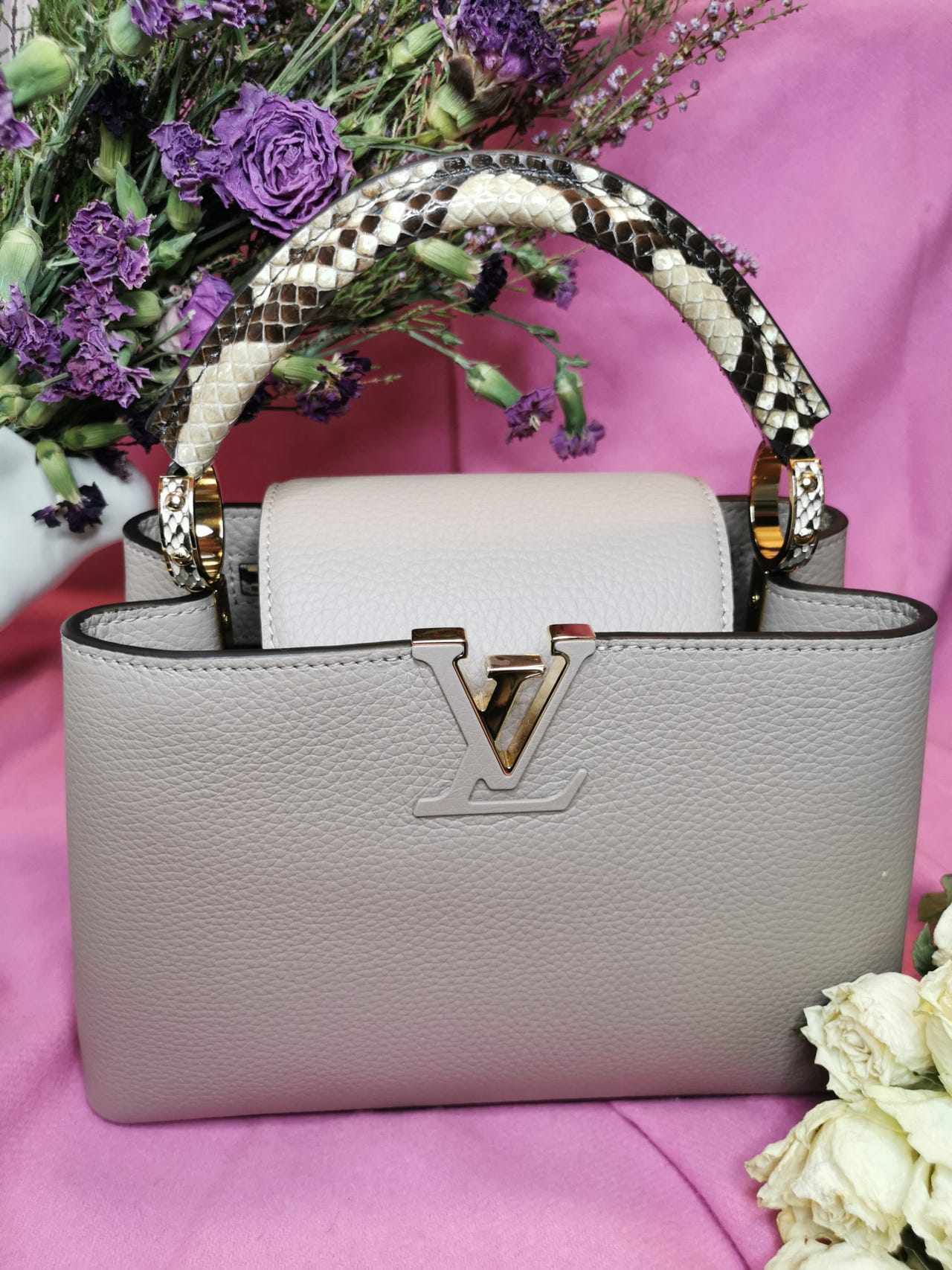 Louis Vuitton Capucine BB Snake handle | FINN-torget