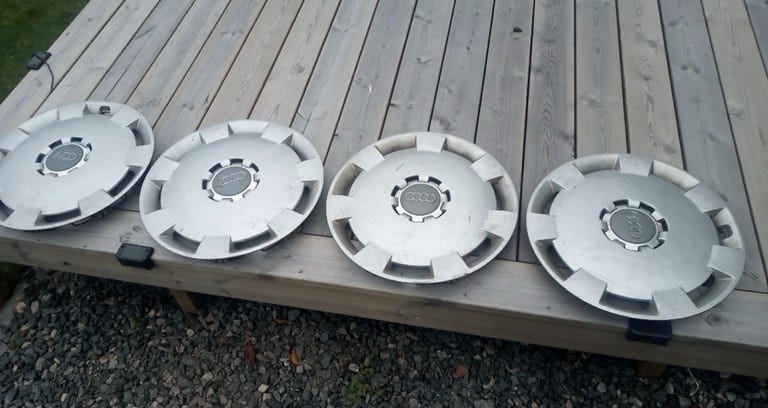 navkapsler Audi 16 toms 4 stk | FINN-torget