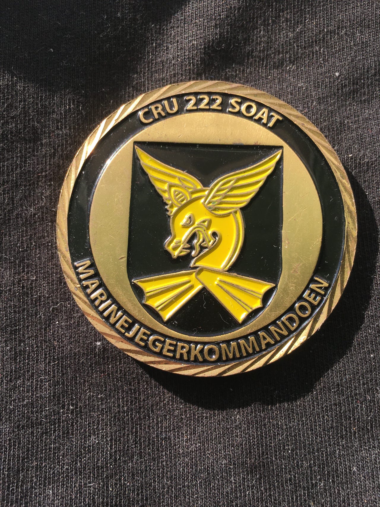 MARINEJEGERKOMMANDOEN. CRU 222. Challenge Coin. Mynt. Hederstegn | FINN ...