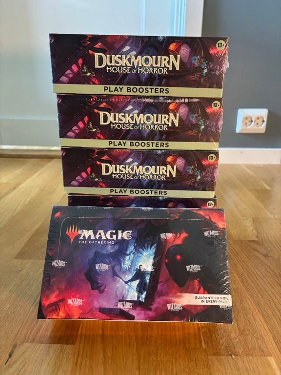 MTG Duskmourn play booster box | FINN-torget