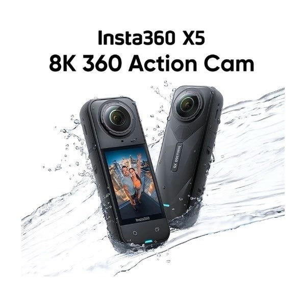Insta360 X5 Actionkamera 8K 360 + 3m stick | FINN-torget