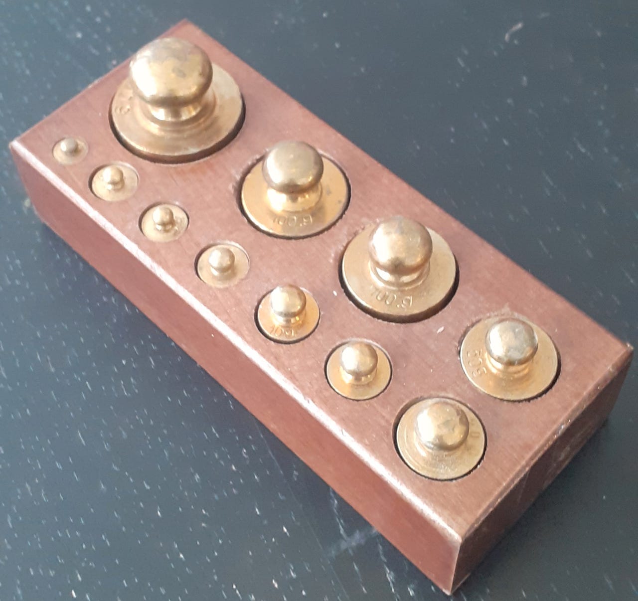 Sett med 11 Messing lodd - 1 - 200gram | FINN-torget