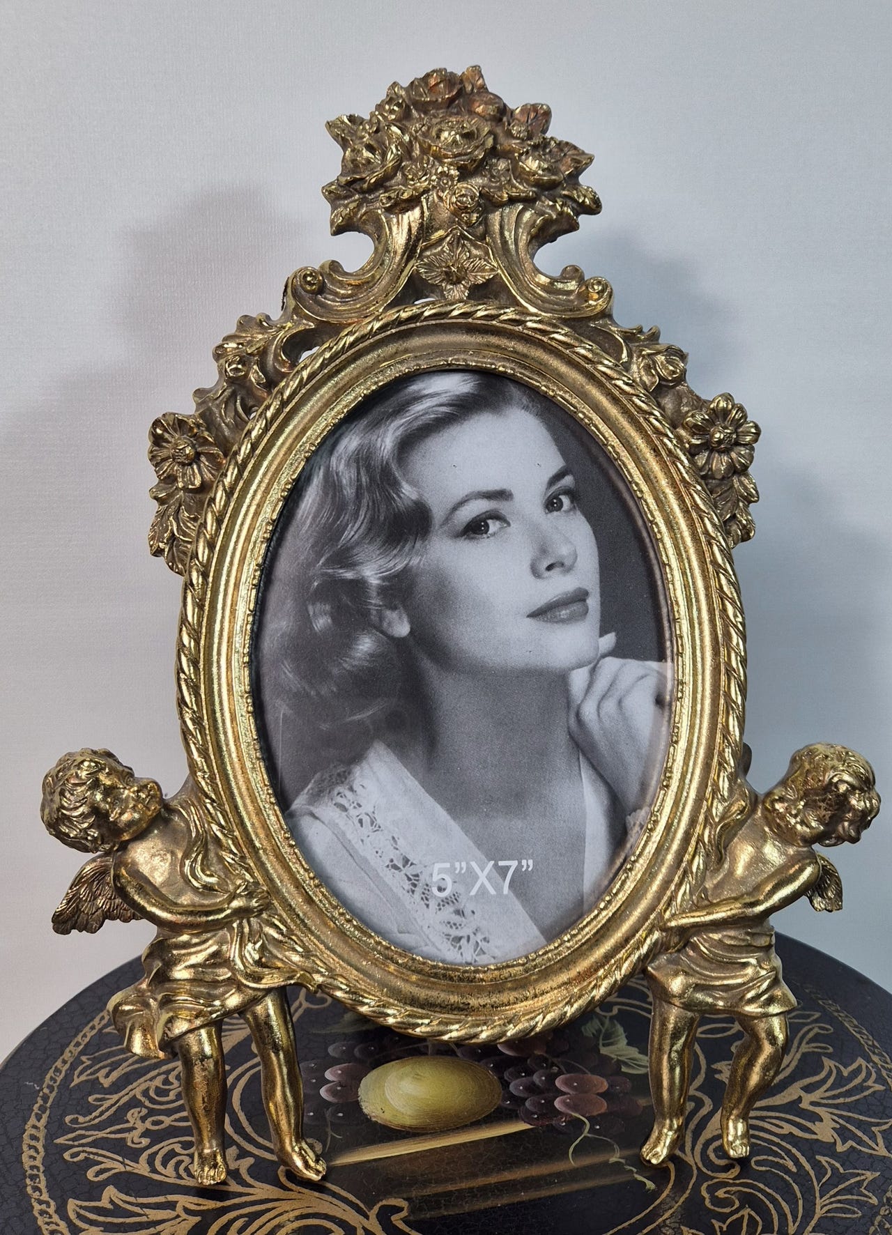 Antique Gold Photo Frame with Angels. Victorian Style Decoration | FINN ...