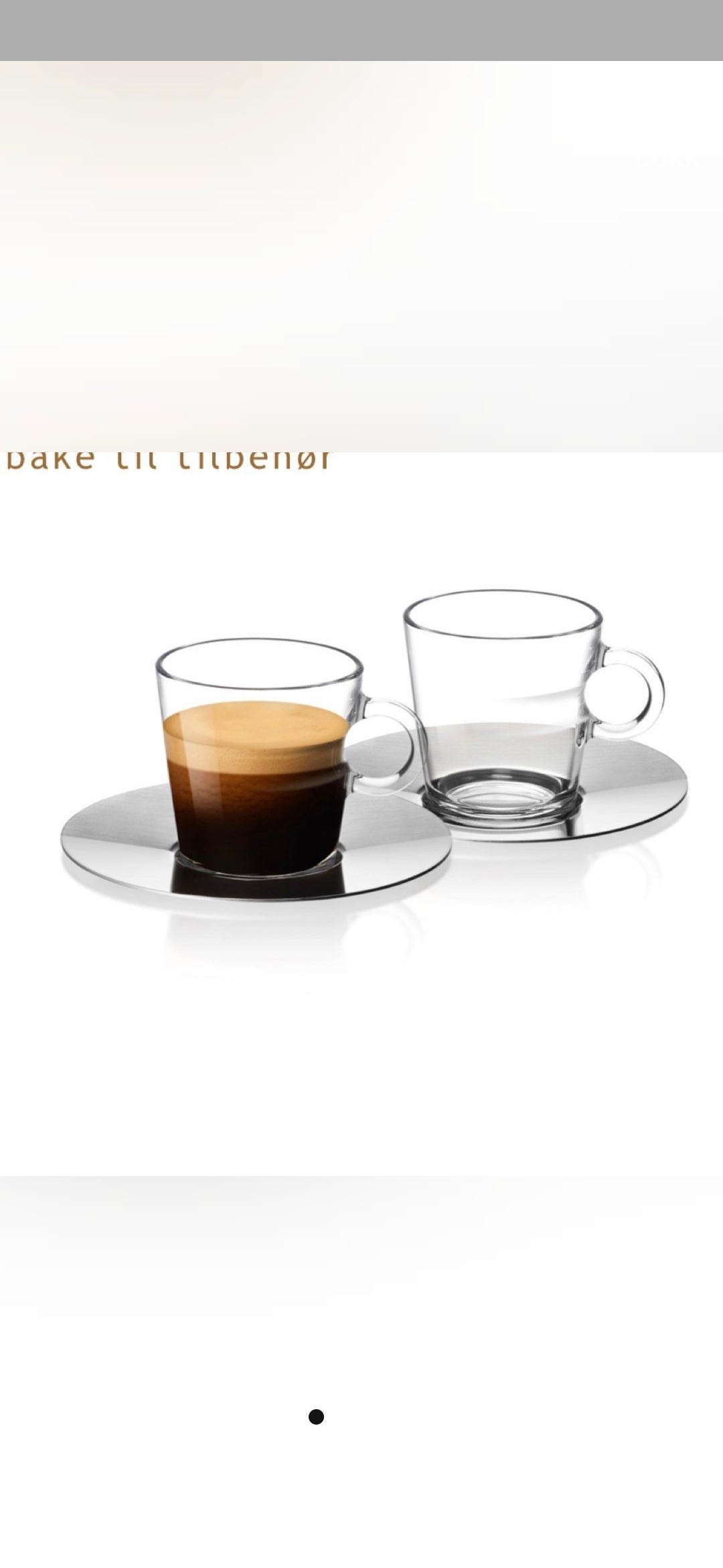 Nespresso view lungo kopper | FINN-torget