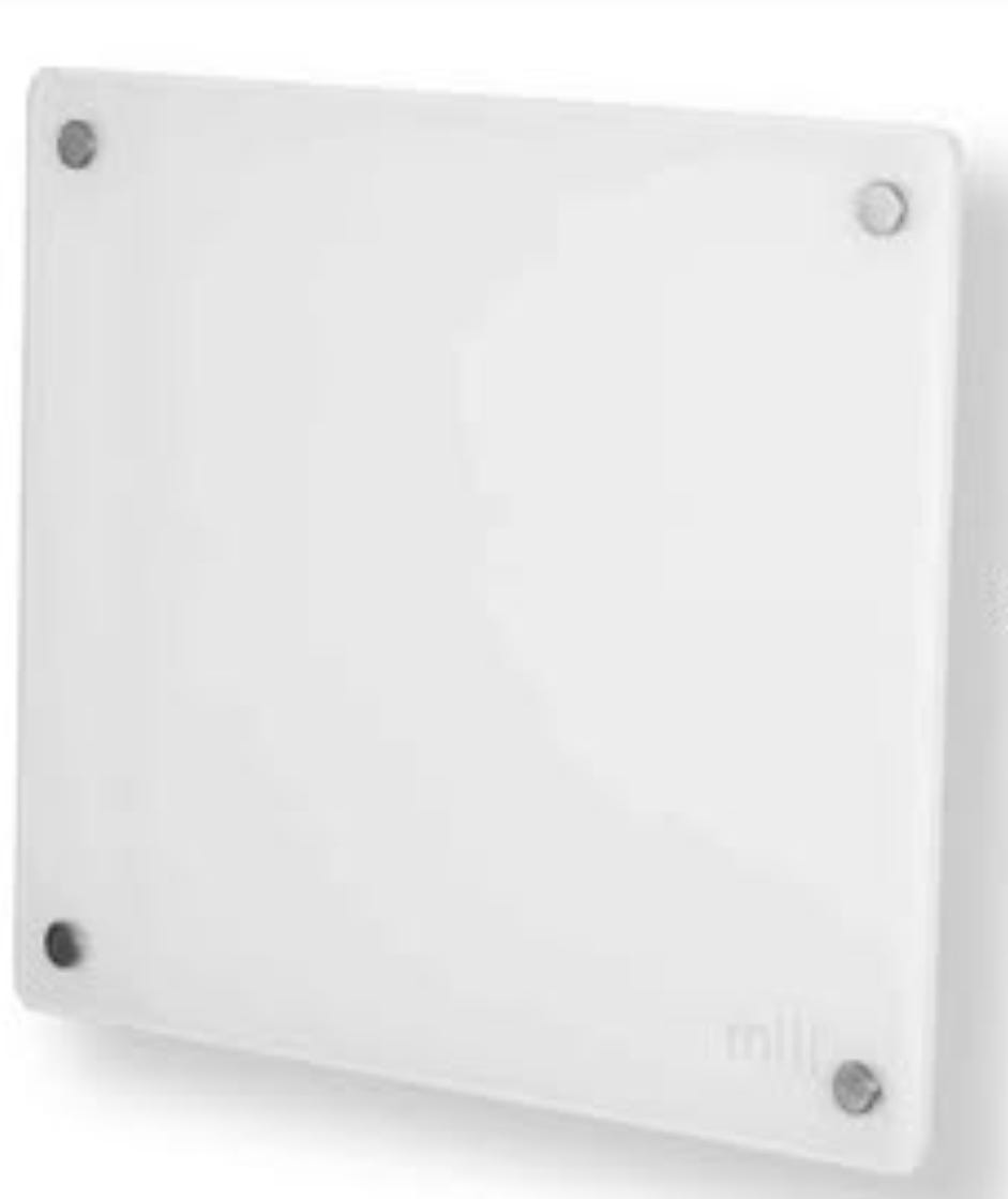 2- Mill MB250 Panelovn Glass 250W Hvit | FINN-torget