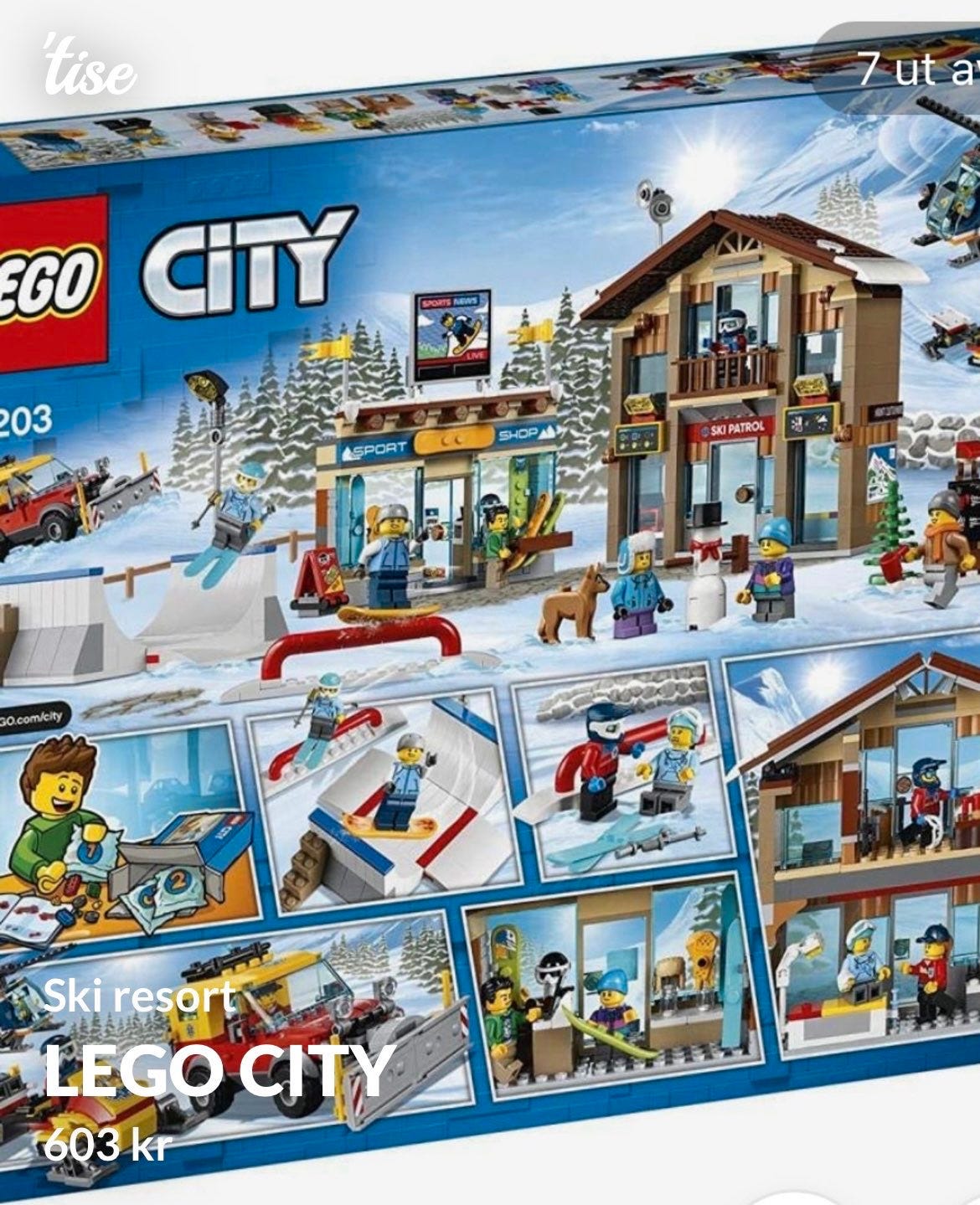 LEGO City Ski Resort Byggesett | FINN-torget