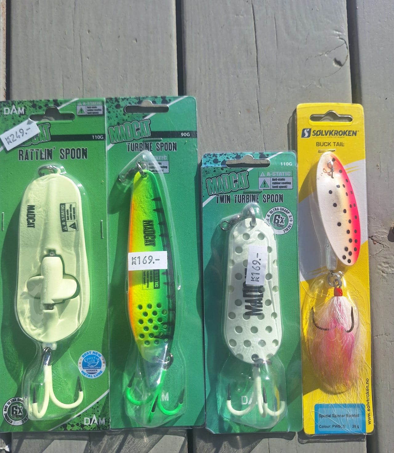 Dam sluk og Sølvkroken spinner. | FINN-torget