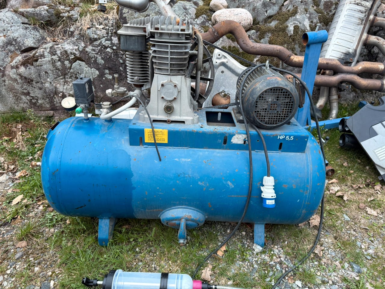 Kompressor 5.5hp. Stor | FINN-torget