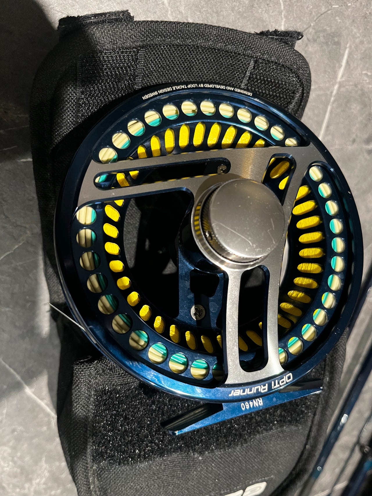 Topp kvalitet Orvis Hydros aftm 6 9,5 fot stang og Loop Opti Runner ...
