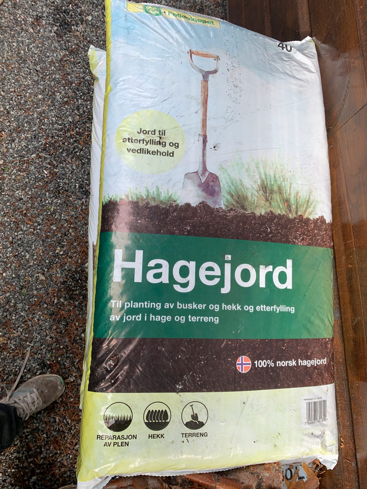 Hagejord i sekker fra Felleskjøpet.42stk. | FINN-torget