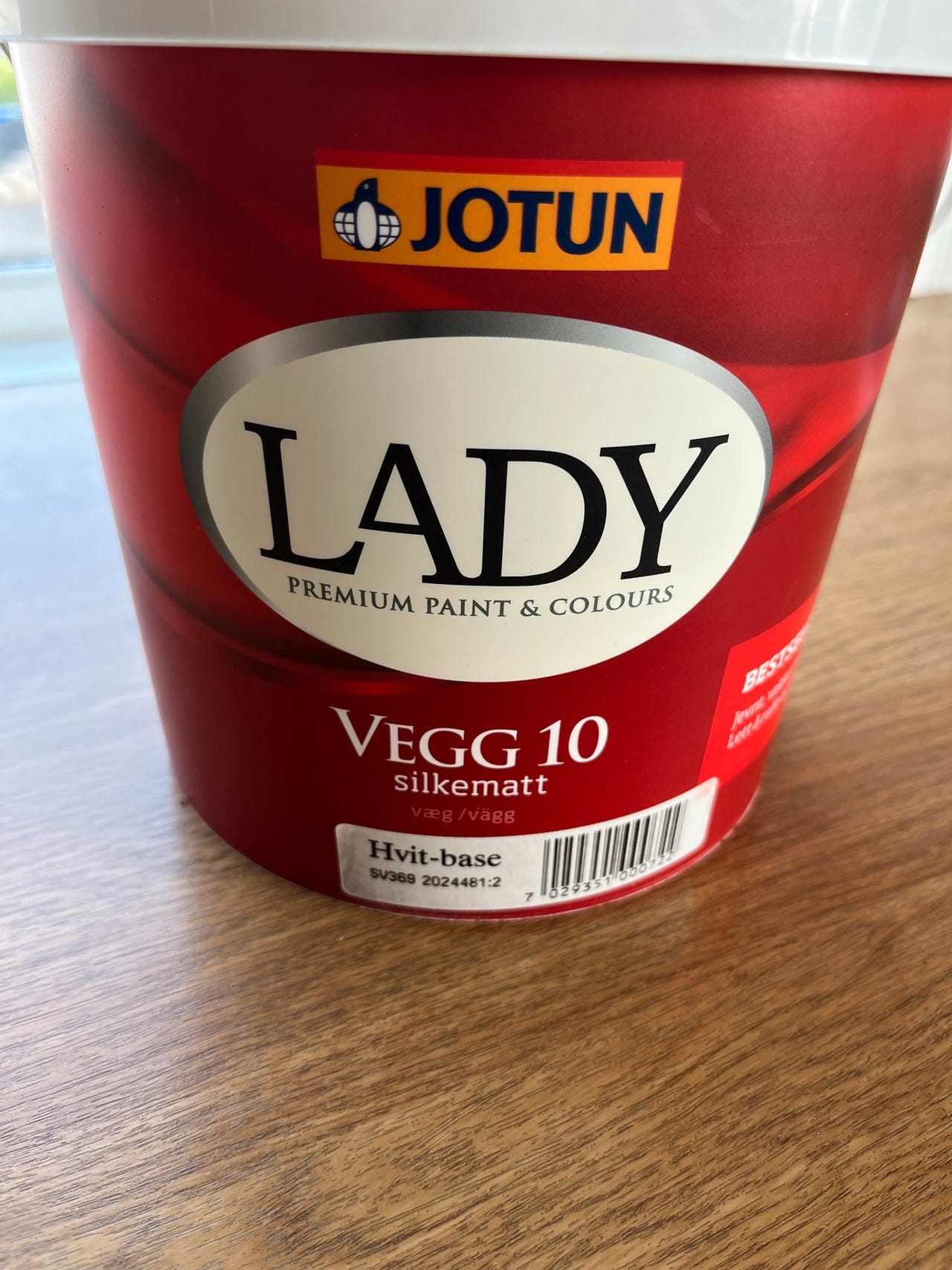 3 liter Jotun lady, farge Chi ( helt hvit farge ) | FINN-torget