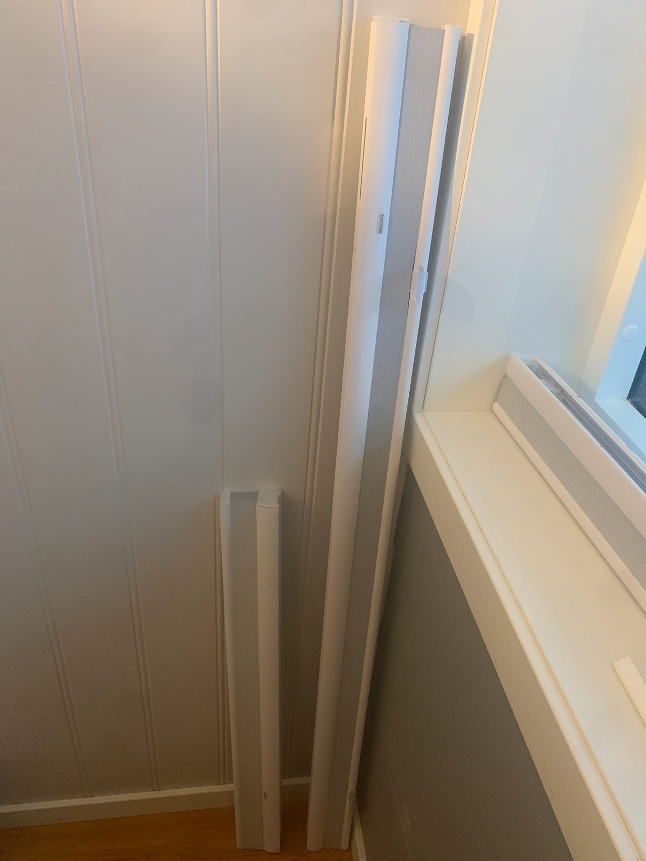 Falk, Dekosol Lystett dobbel plisségardin hvit | FINN-torget