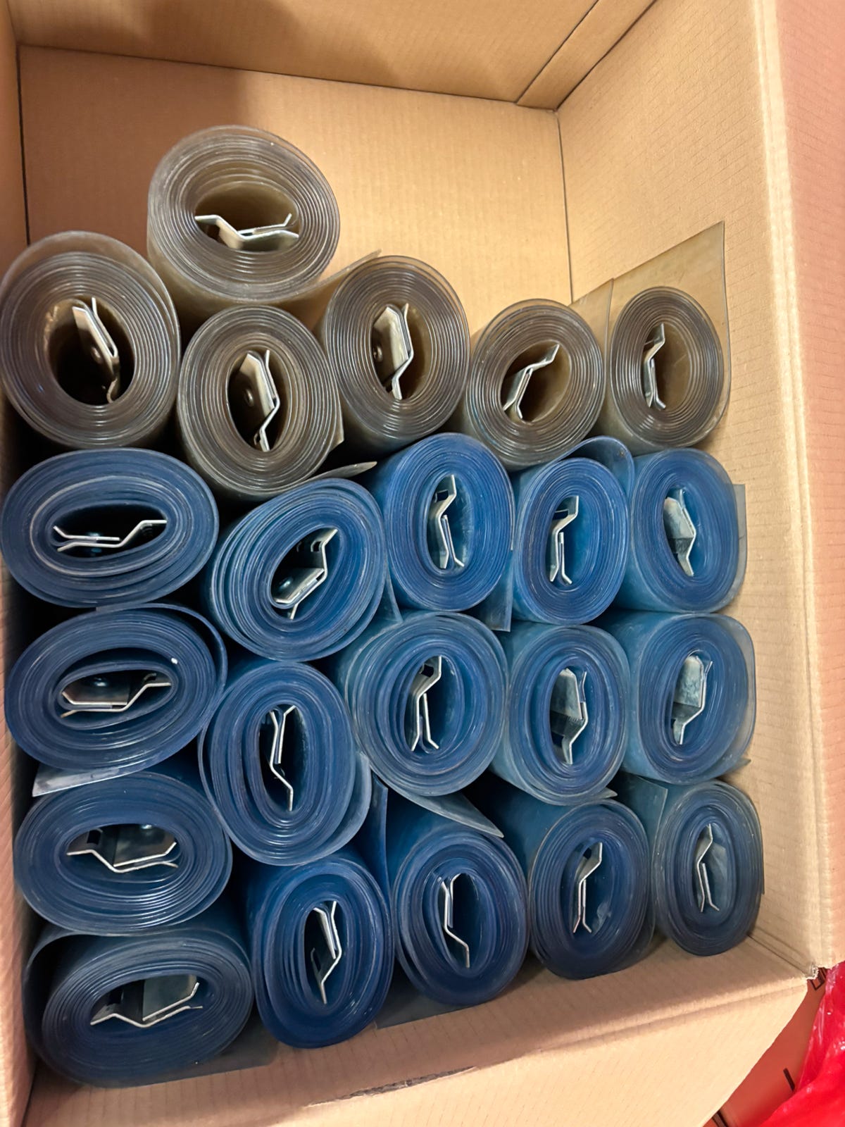 Klar PVC Lamellgardin 200 mm bredde | FINN-torget