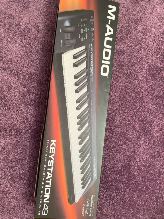 Keystation 49 M-Audio midikeyboard | FINN-torget