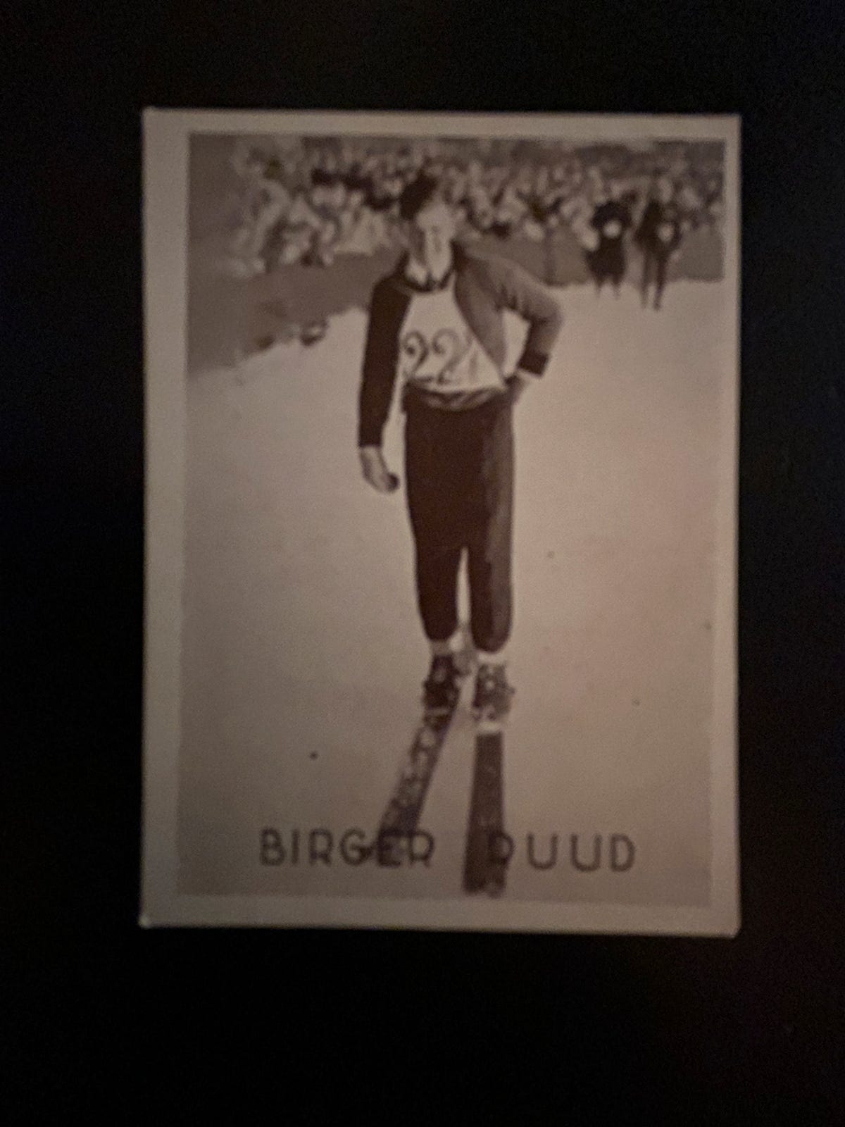 Birger Ruud Hopp Ski samlekort fra 20/30-tallet selges | FINN-torget