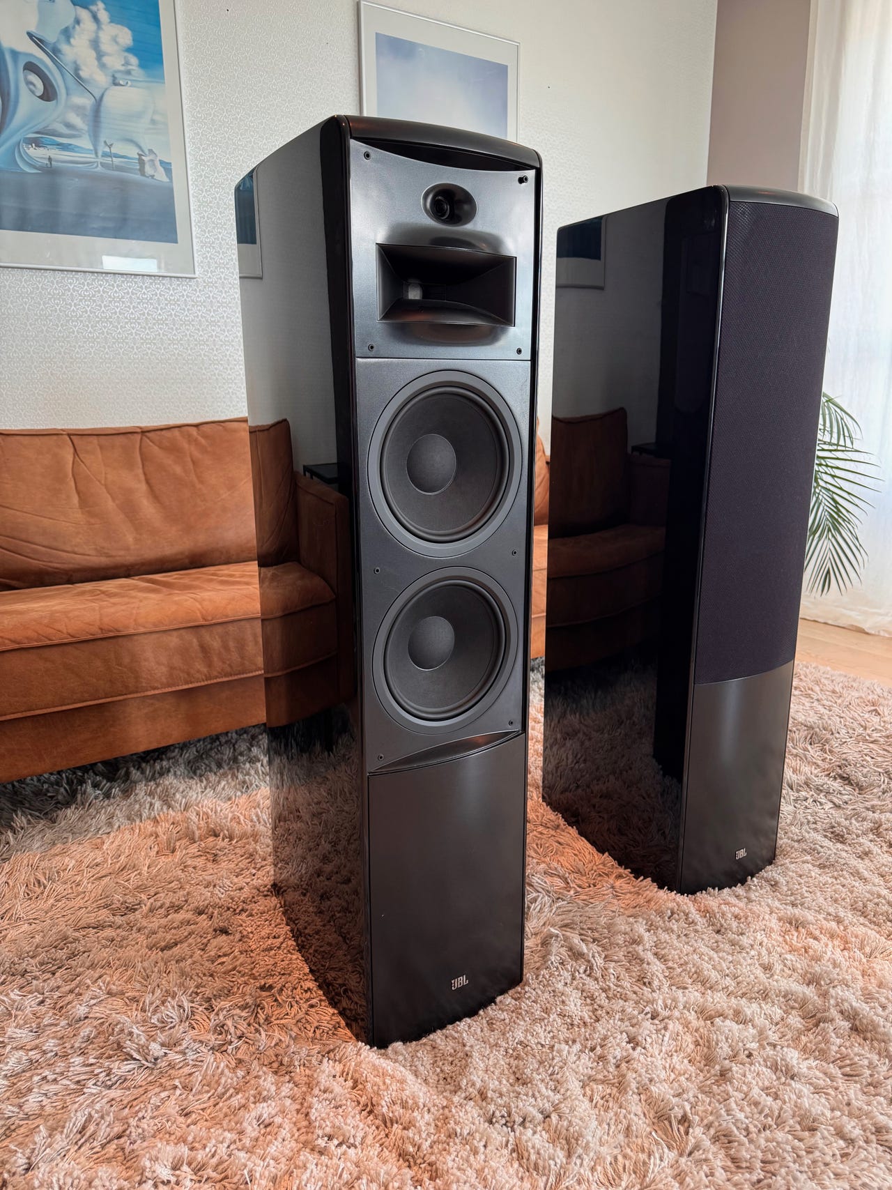 JBL LS 80 – Sorte gulvhøyttalere i god stand | FINN-torget