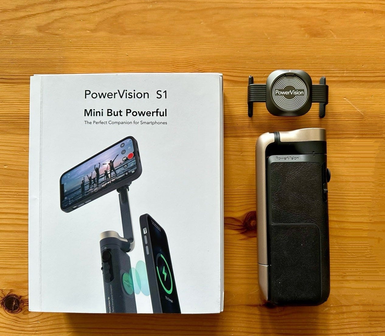 PowerVision S1 Mini Gimbal Stabilizer for Smartphones | FINN-torget