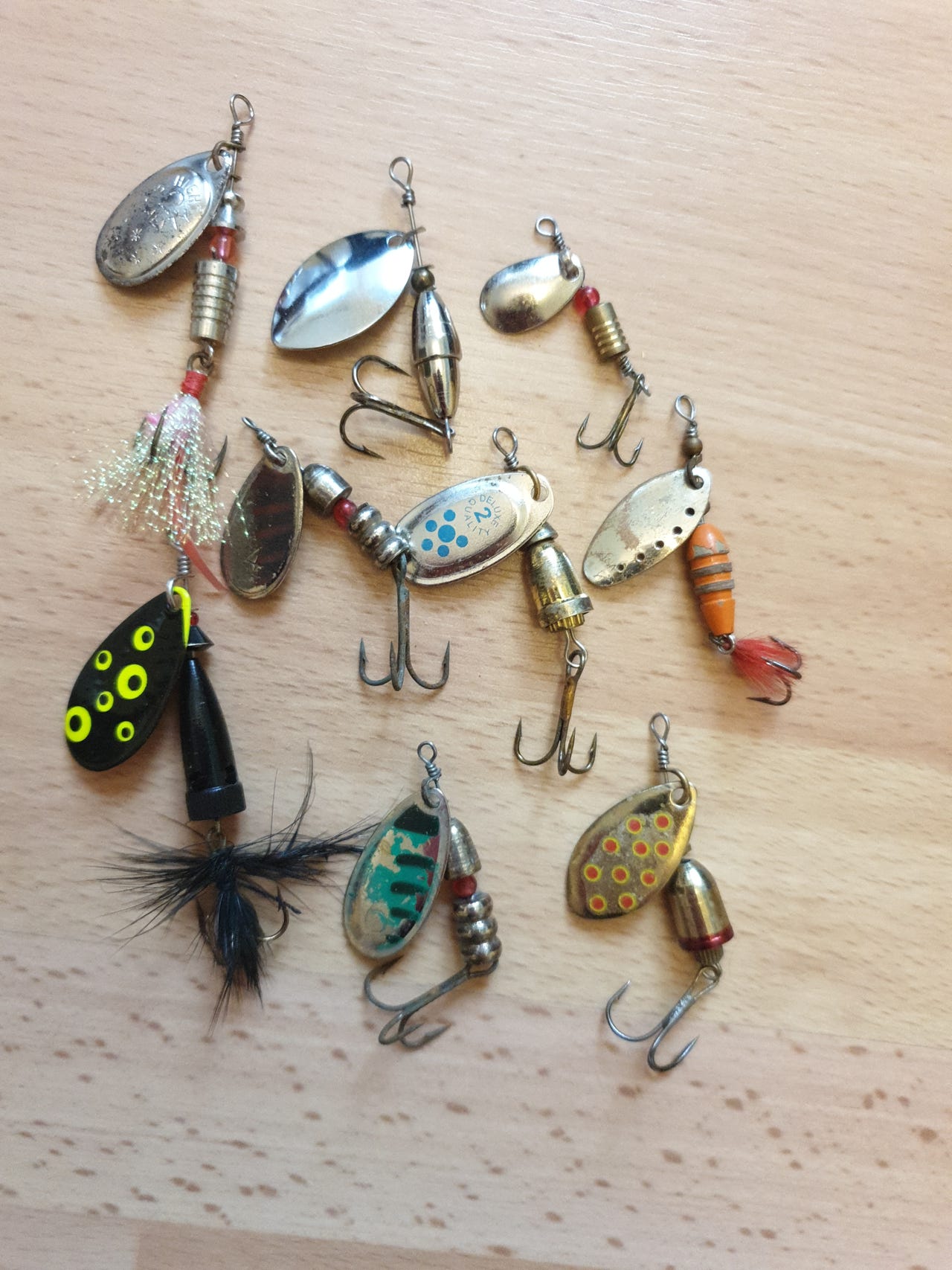 9 spinnere, pakke 1 | FINN-torget