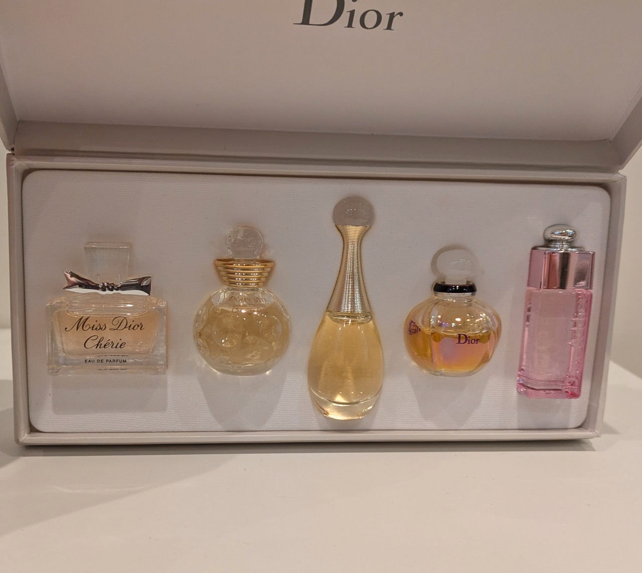 Parfyme - Christian Dior Les Parfums De Dior vintage miniatures 5 stk ...