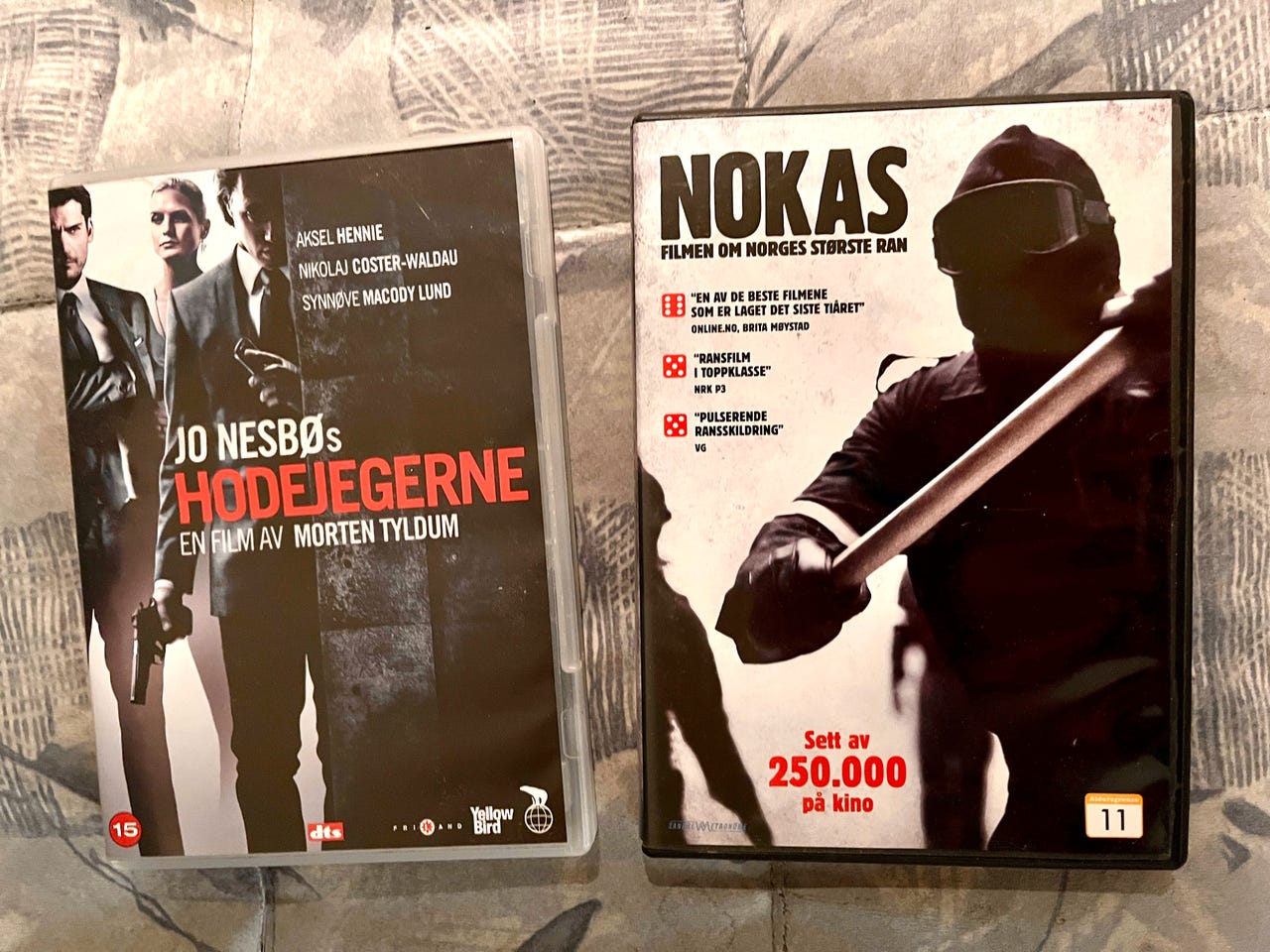 "Hodejegerne" og "Nokas" på DVD | FINN-torget