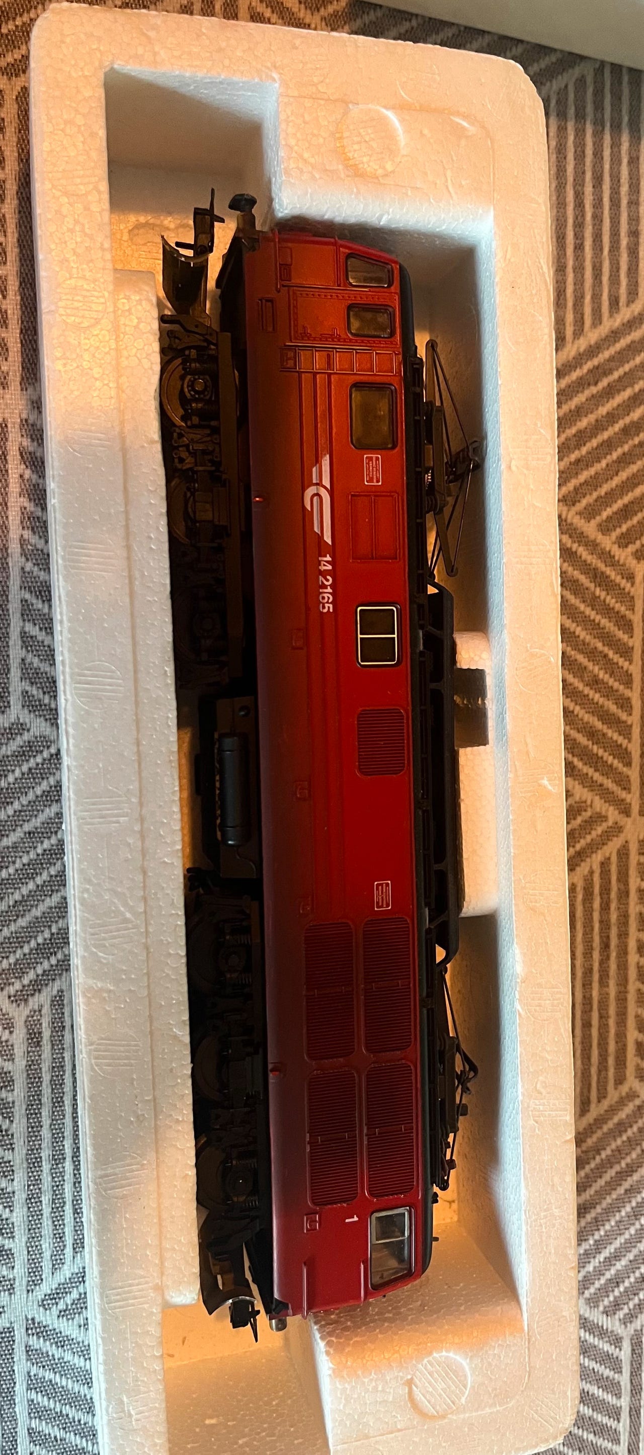 H0 Lima elektrisk lokomotiv NSB 14 2165 – pent brukt i original eske ...