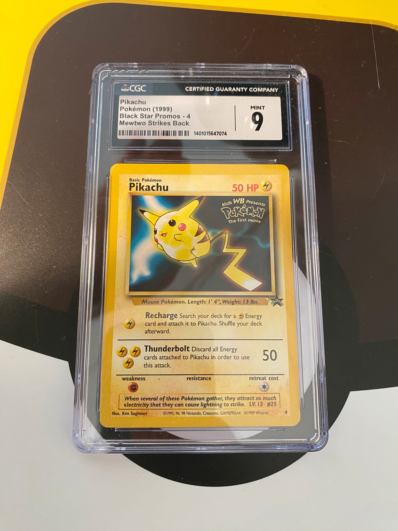 Pikachu Pokemon kort fra 1999 - promo VINTAGES | FINN-torget