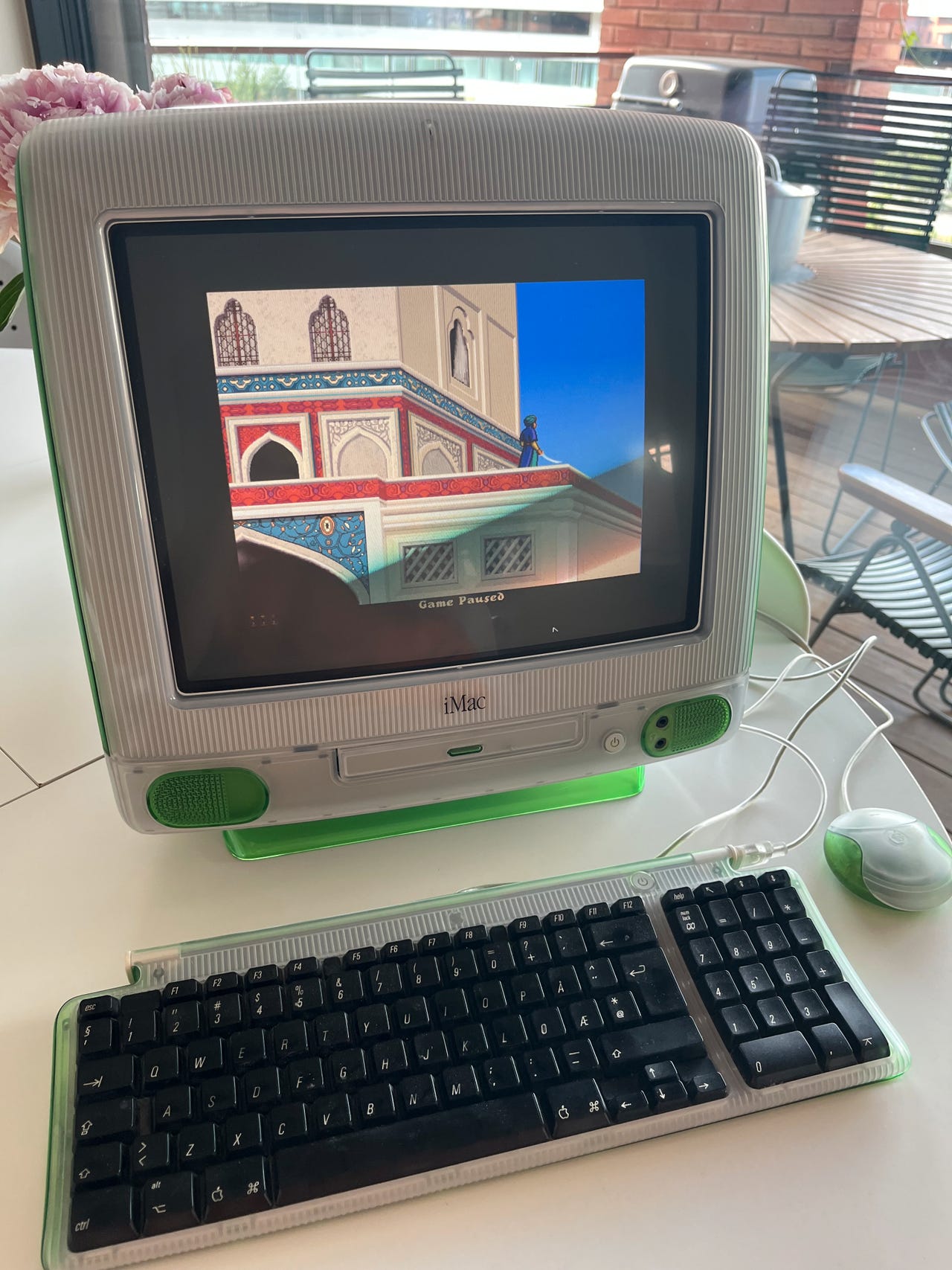 1999 iMac G3 lime green, masse spill, alt fungerer | FINN-torget