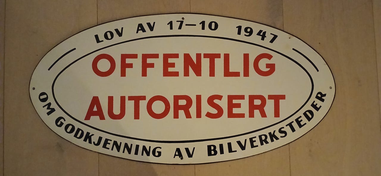 Godkjent bilverksted skilt | FINN-torget