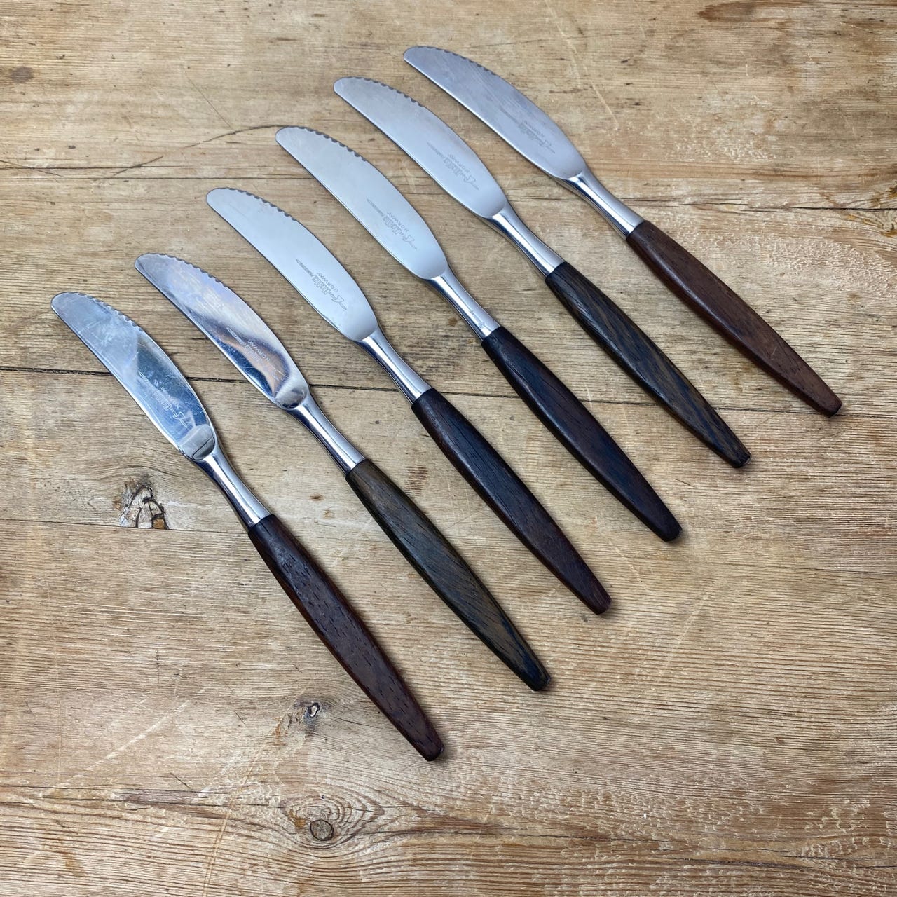 Helle bestikk - fruktkniver - palisander | FINN-torget