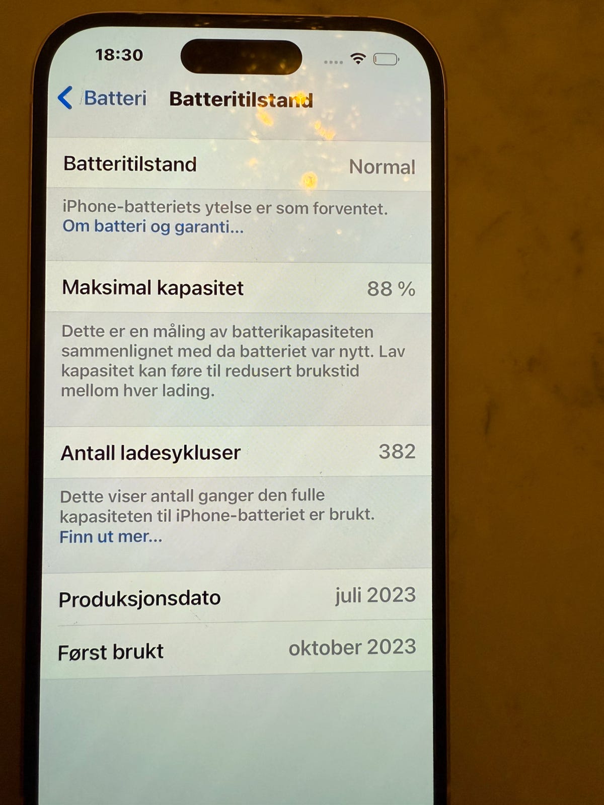 iPhone 15 88% 128 go | FINN-torget