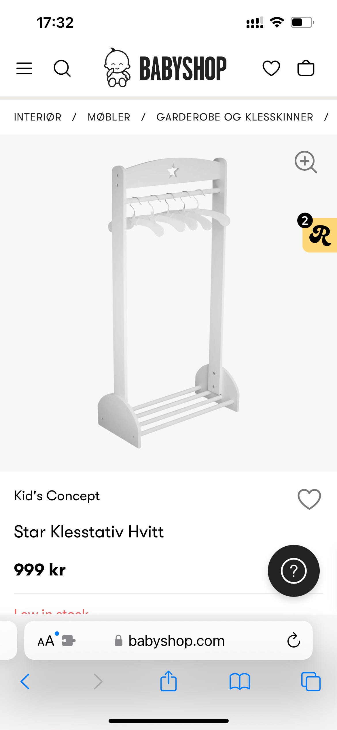 Kids Concepcion klesstativ | FINN-torget