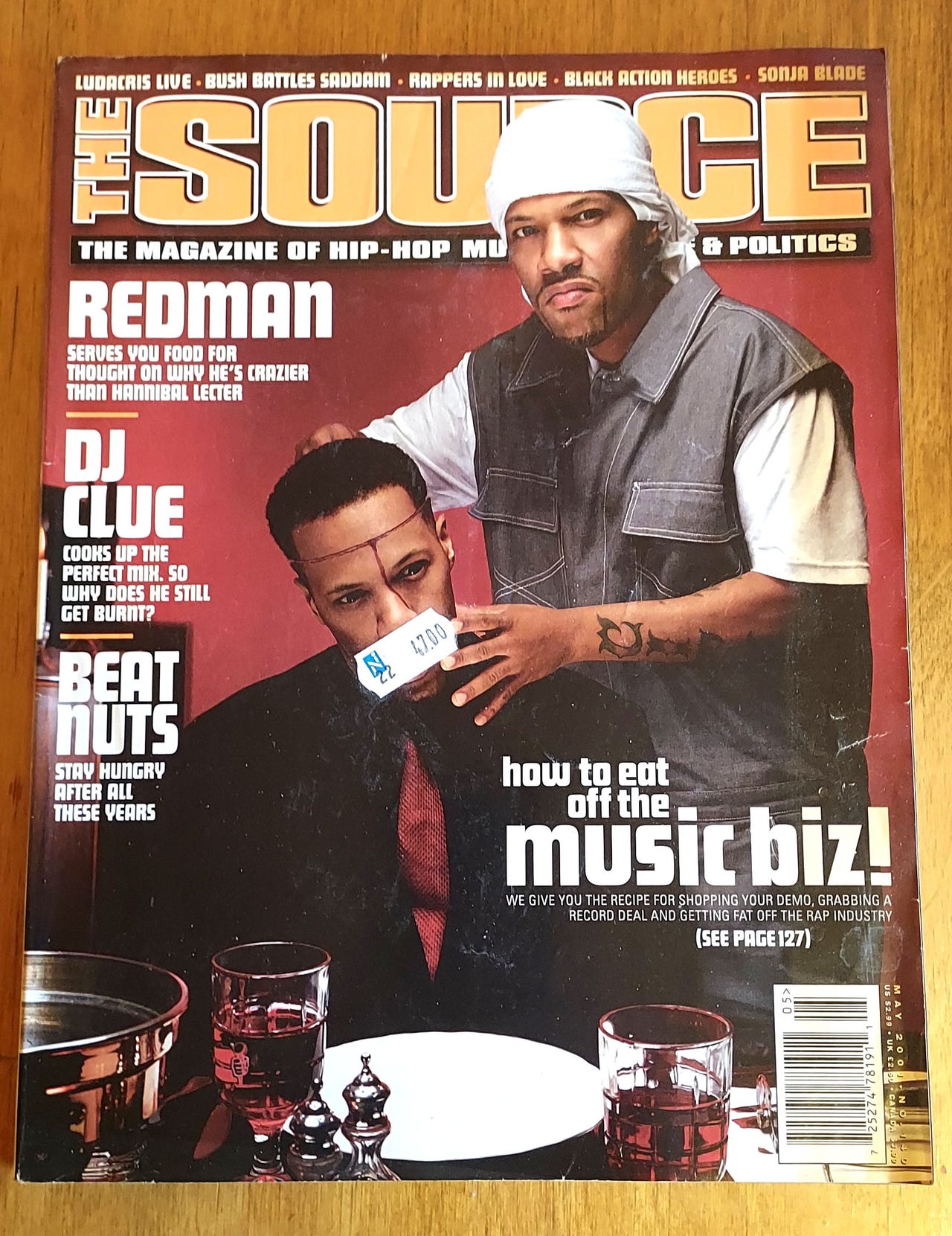 Hip Hop blad - The Source (Mai - 2001) (Redman cover) | FINN-torget
